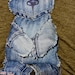 Denim Bear Sewing Pattern PDF Easy Hand Sew From Scraps - Etsy Canada