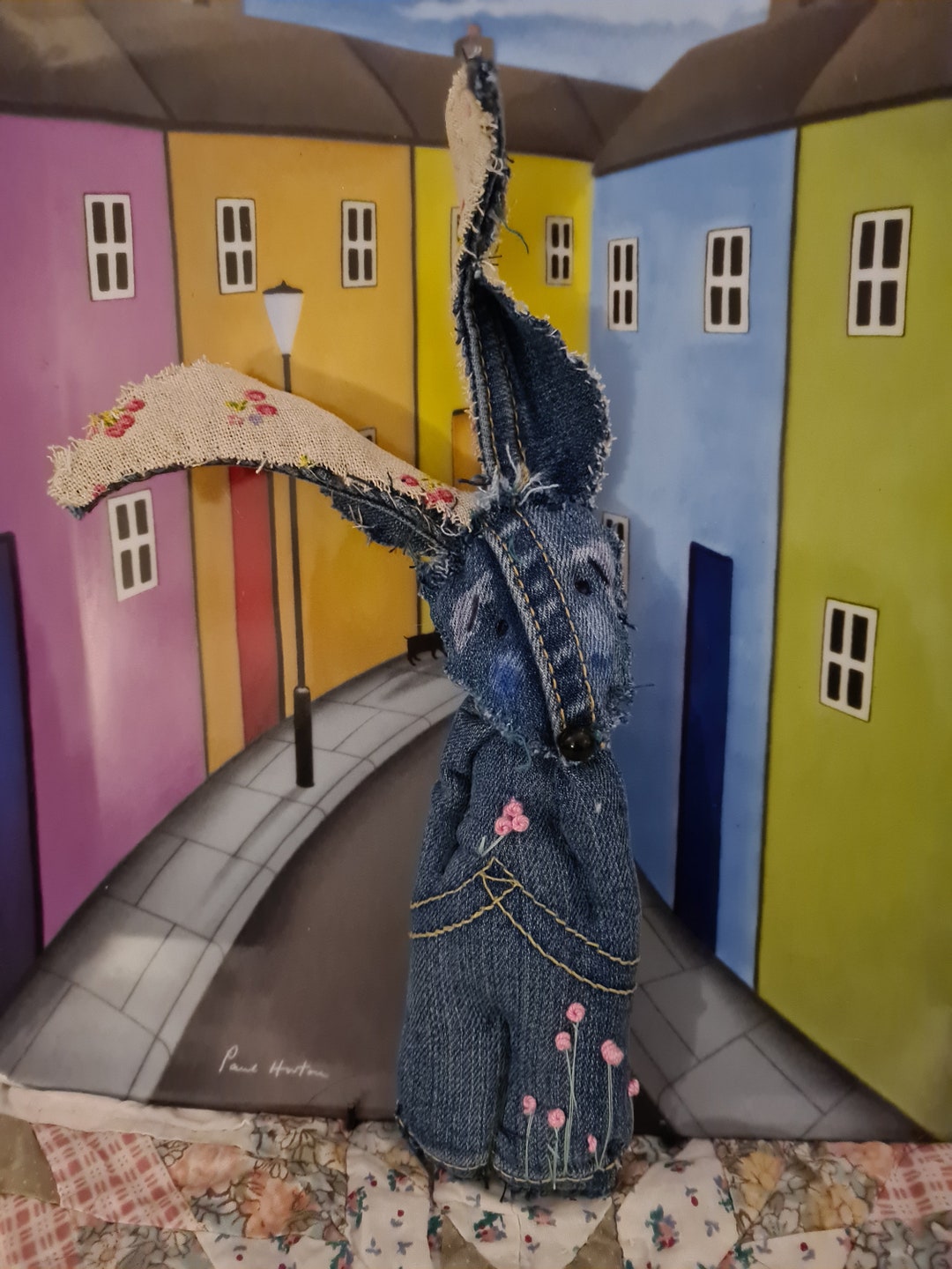 HARE SEWING UPCYCLE Pdf Pattern Tutorial Easy Scruffy Rabbit Simple ...