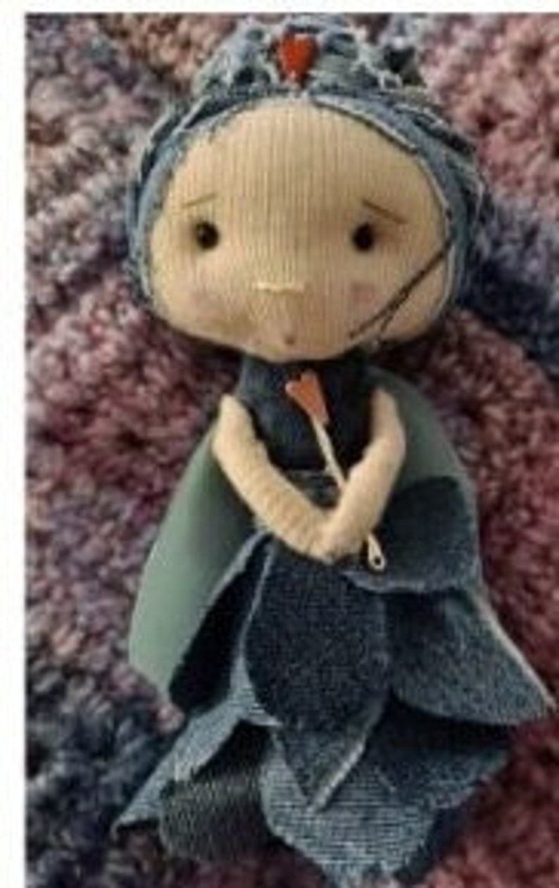 Pdf Tutorial Pattern for an Upcycled Princess Fairy Heirloom Doll Using ...