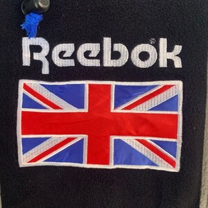 Vintage Reebok Big Embroidery Logo Color Block Fleece Hoodie - Etsy