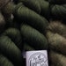 Mighty Pine Hand Dyed Yarn Tonal Green Pine Green - Etsy