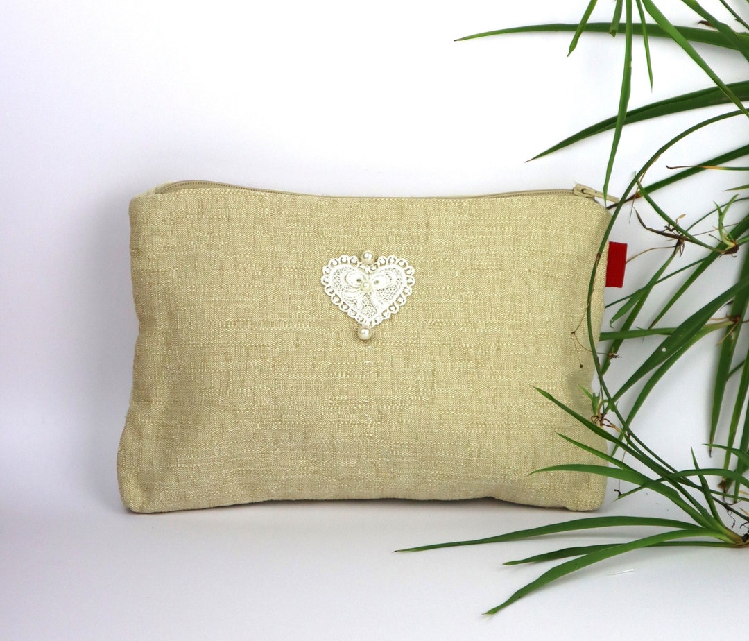 Handmade Envelope - Woman Fabric Envelope With Zipper - Fabric Clutch ...