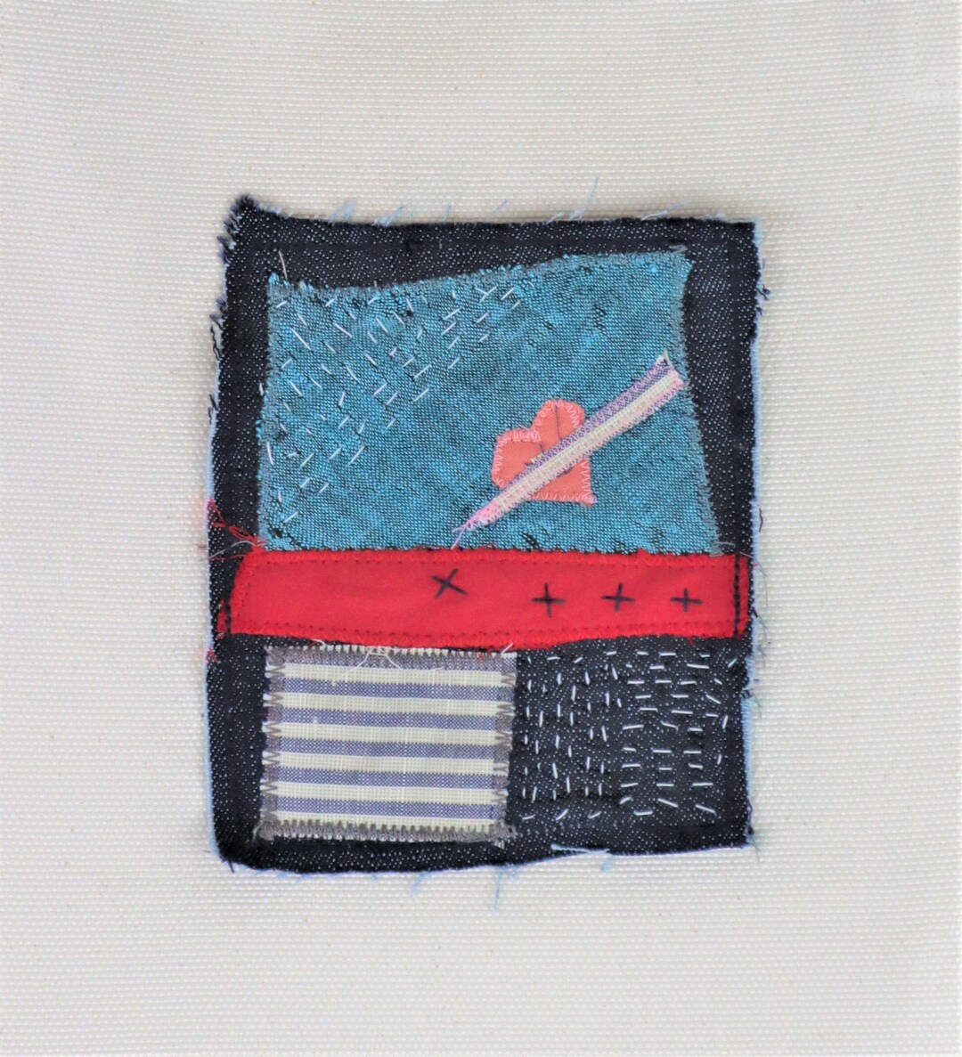 Patchwork Handmade Patch - Patch Jeans Fabric Patch Darning Application ...