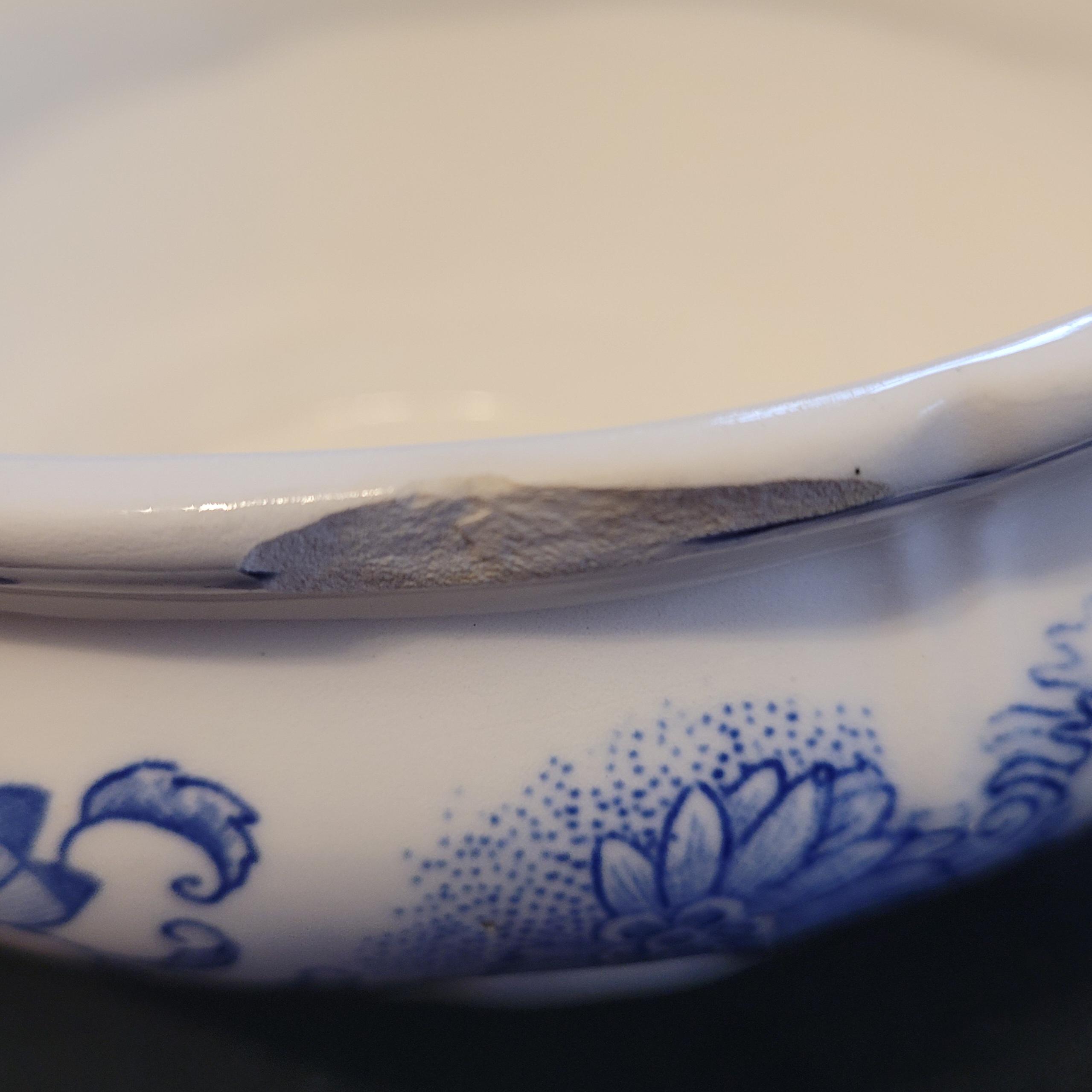 Vintage Tureen Boat 3 Piece Blue Onion Porcelain Decorative Dishware ...