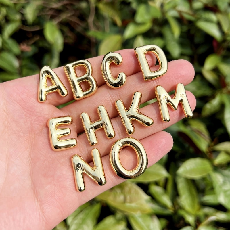 Letter Pendant - Etsy