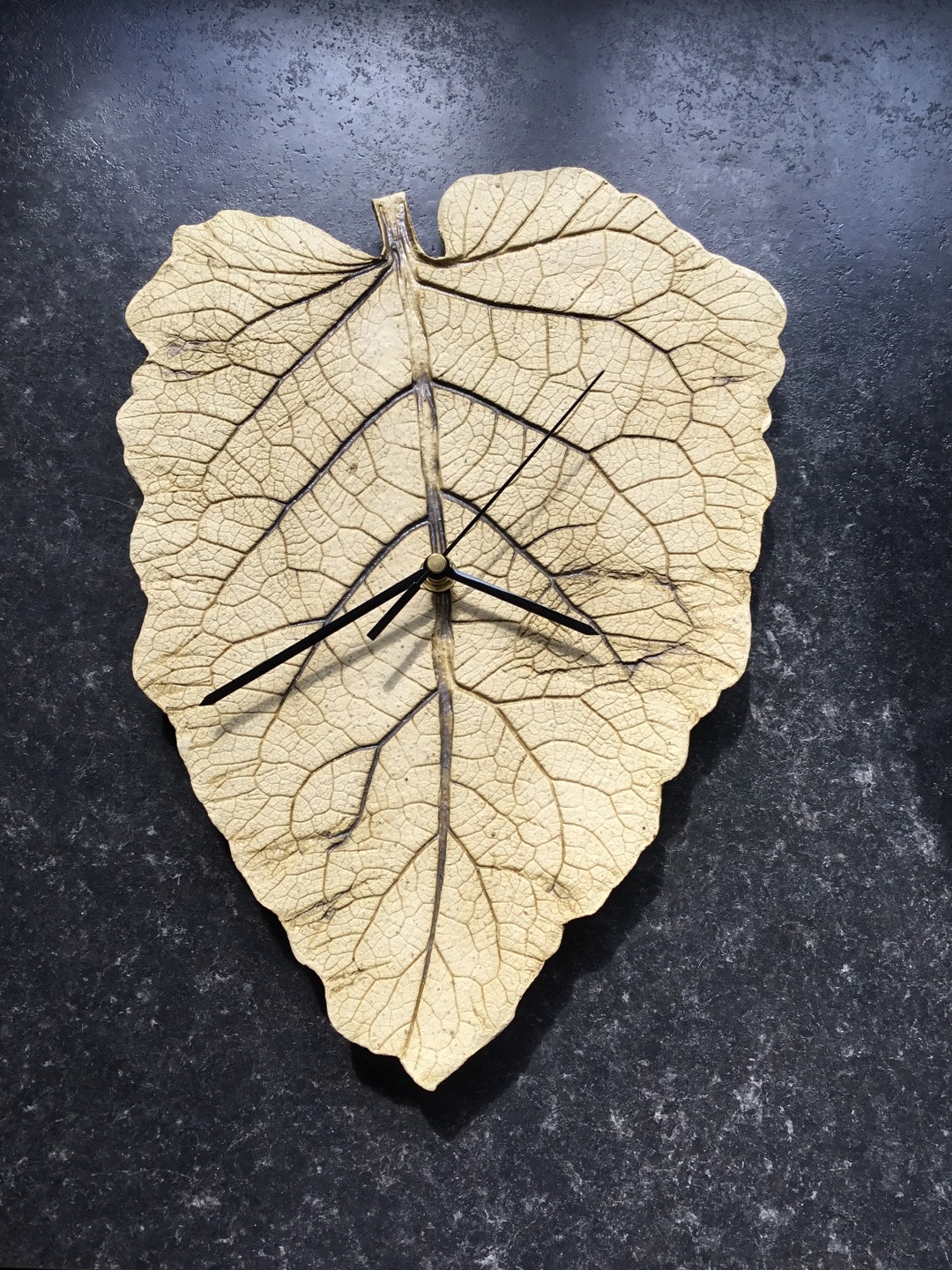 Unusual Clock Ceramic Wall Clock Leaf Clock Home Decor - Etsy