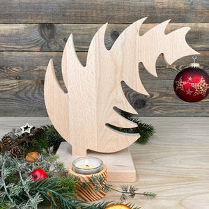 Gebogener Tannenbaum für eine Kugel, Stern etc. - Christbaum ...