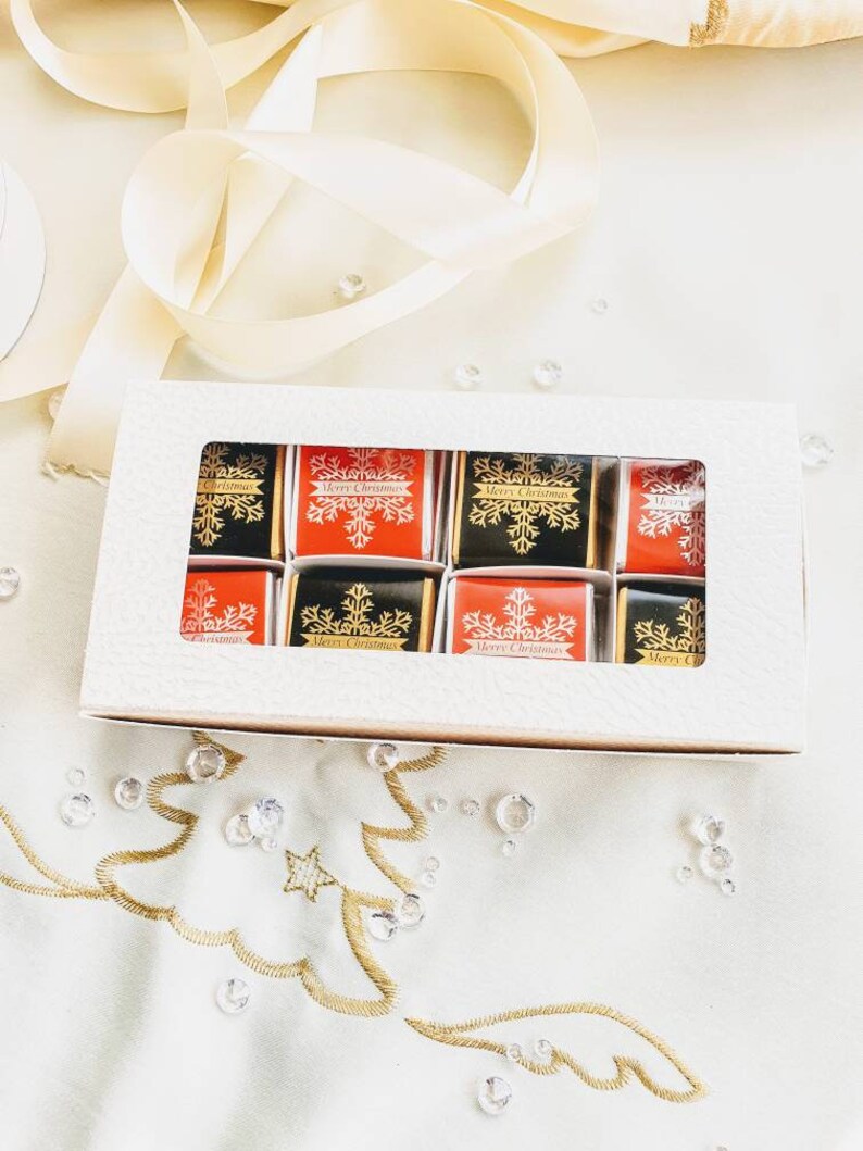 Christmas Neapolitan Wrapped Milk Chocolate Set in Gift Box. - Etsy