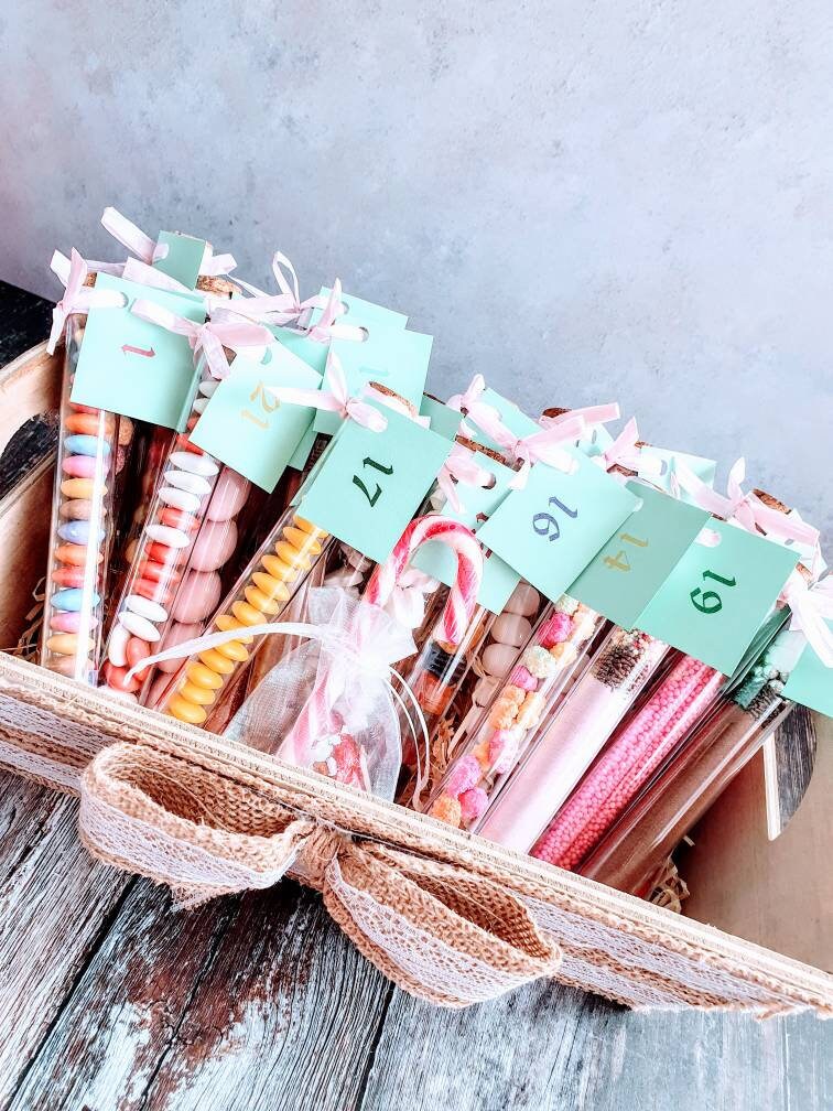 Advent Calendar Set Sweets Chocolates Bath Salts Mulled | Etsy UK