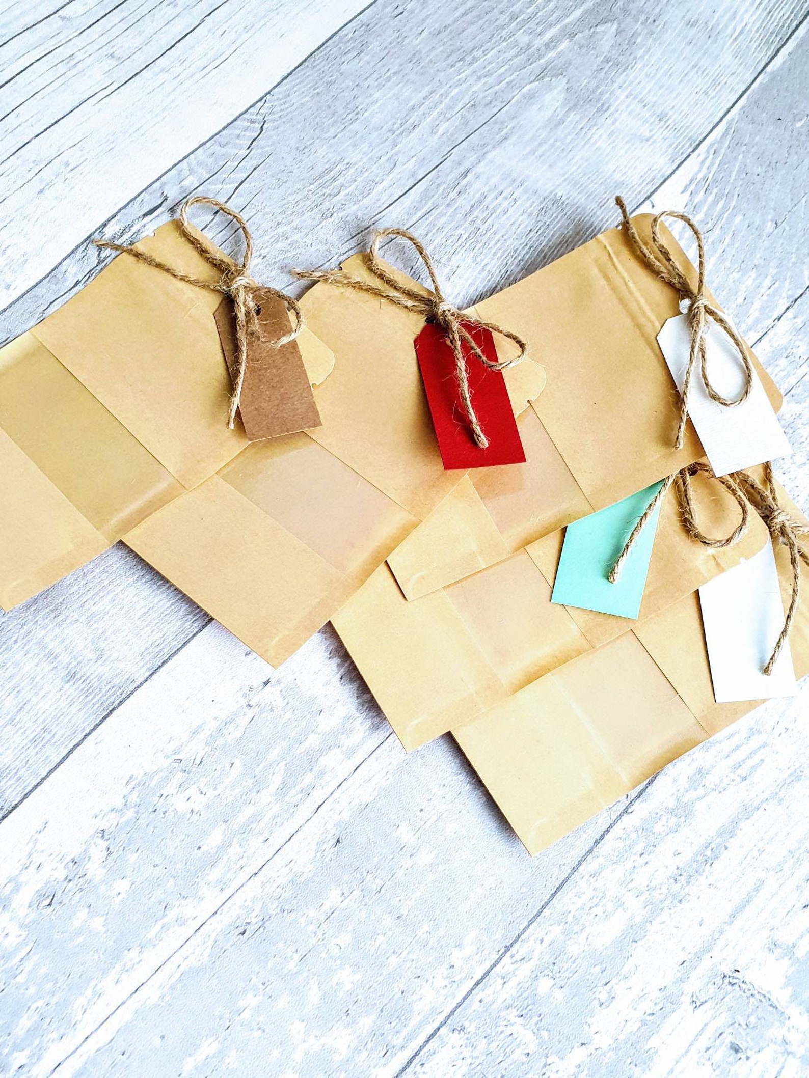 Resealable Zip Lock Kraft Paper Bag With Natural Twine and | Etsy