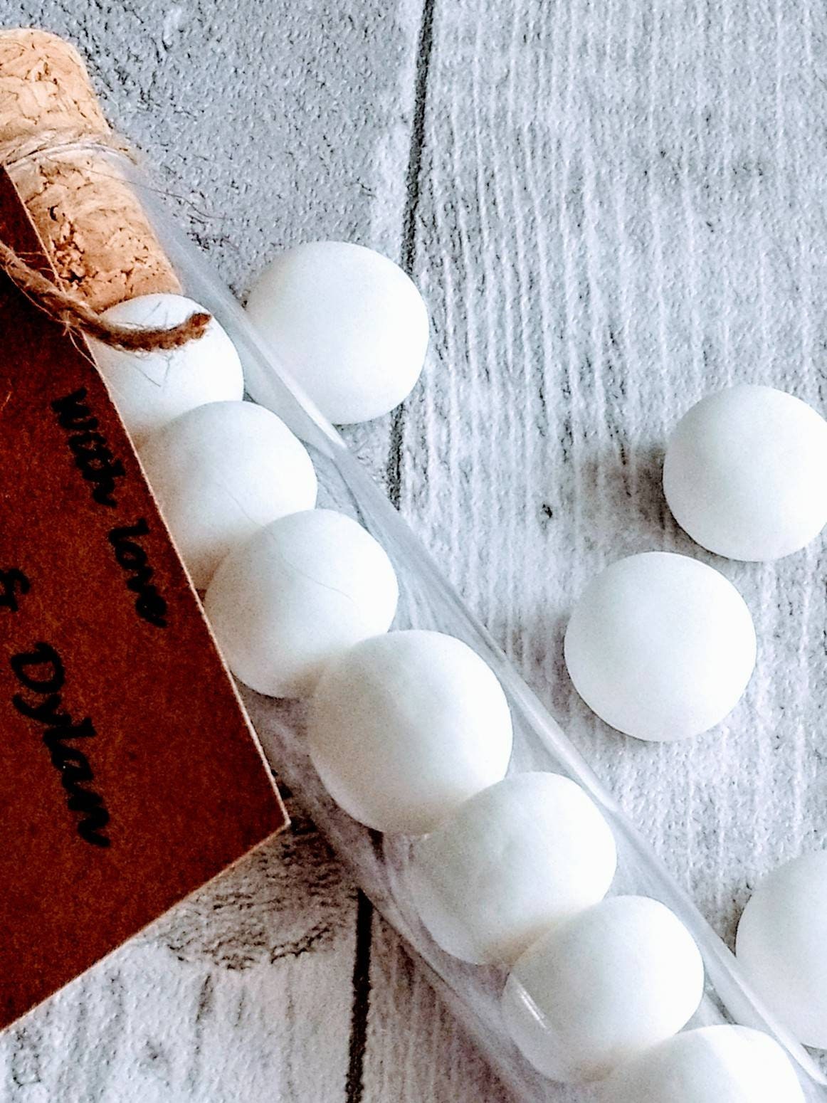 Mint sweets wedding favour in tube personalised mint sweets | Etsy