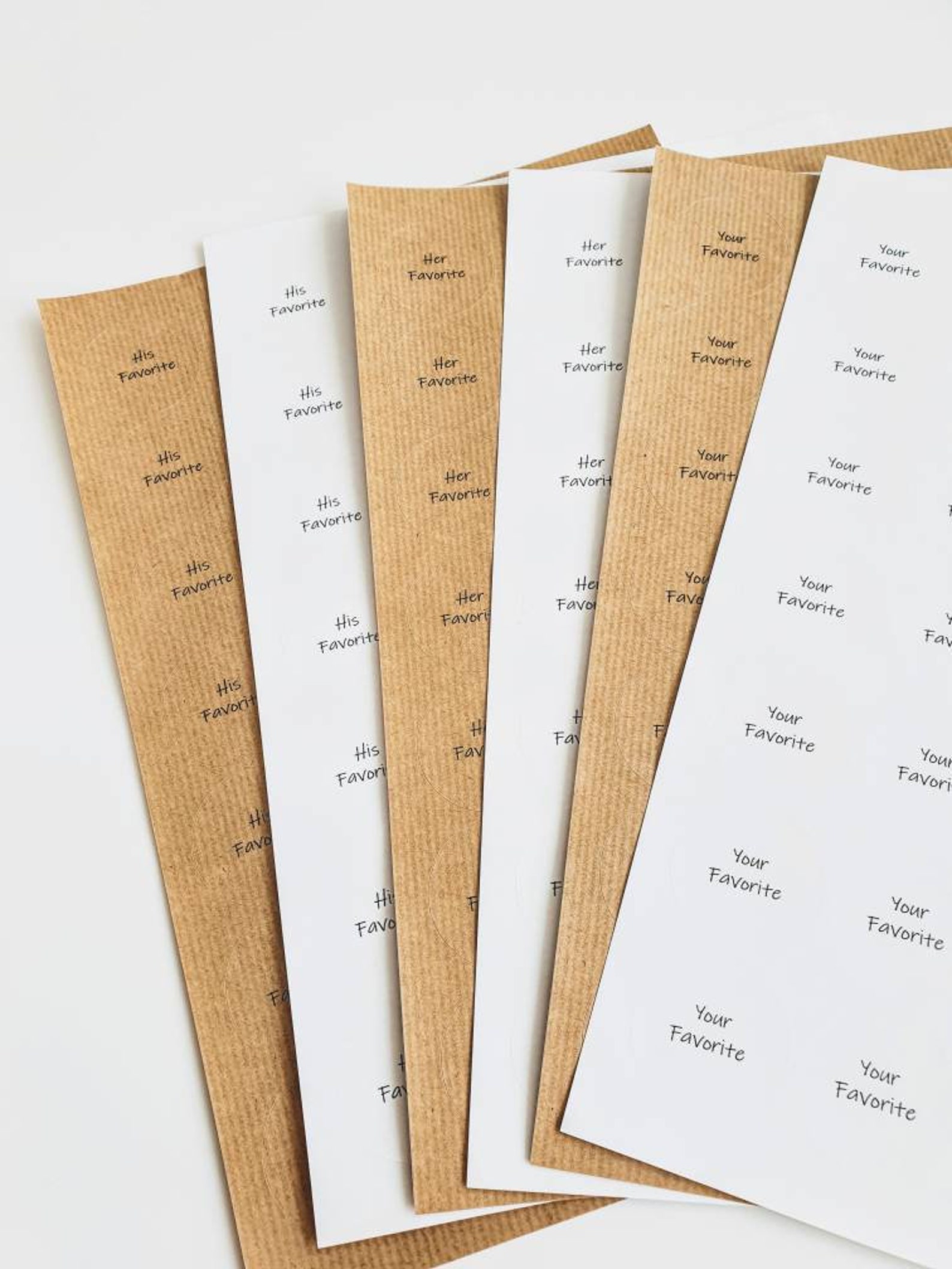 35 Pieces White or Kraft Personalised Sitcker With Resealable - Etsy