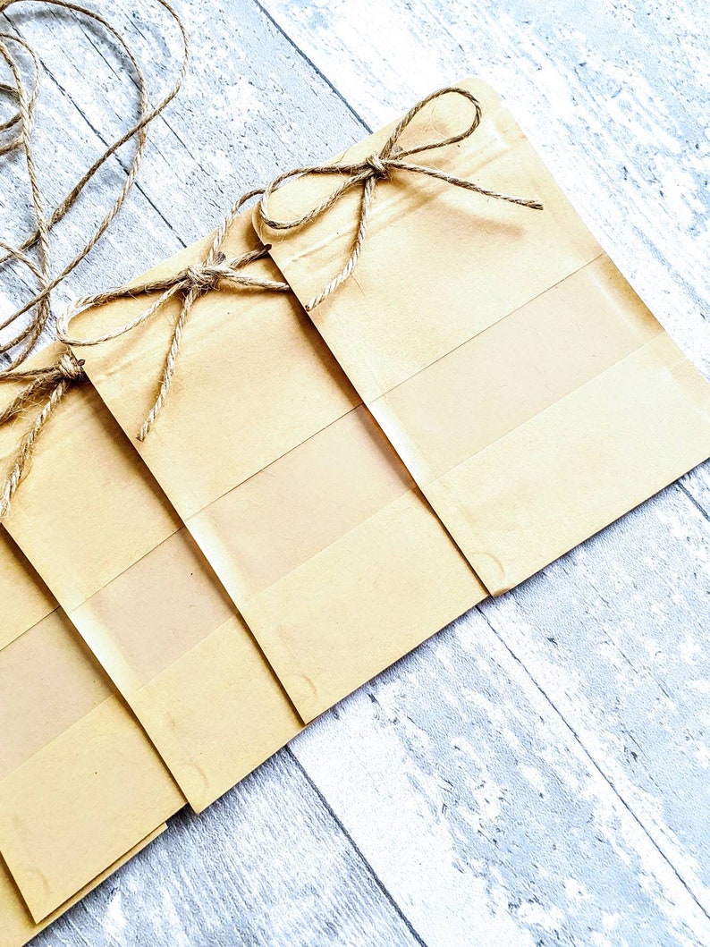 Resealable Zip Lock Kraft Paper Bag With Natural Twine. Gift | Etsy