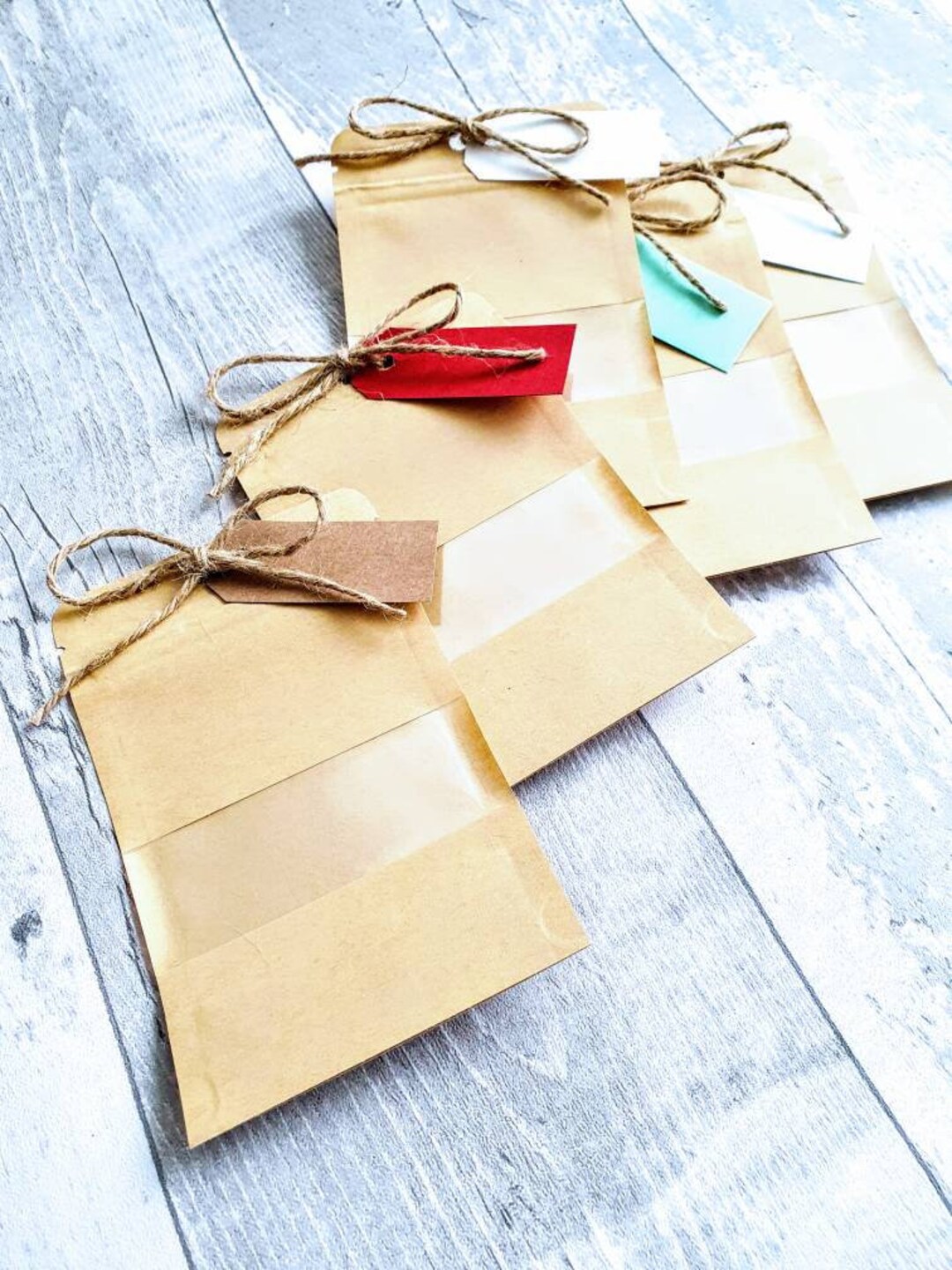Resealable Zip Lock Kraft Paper Bag With Natural Twine and - Etsy
