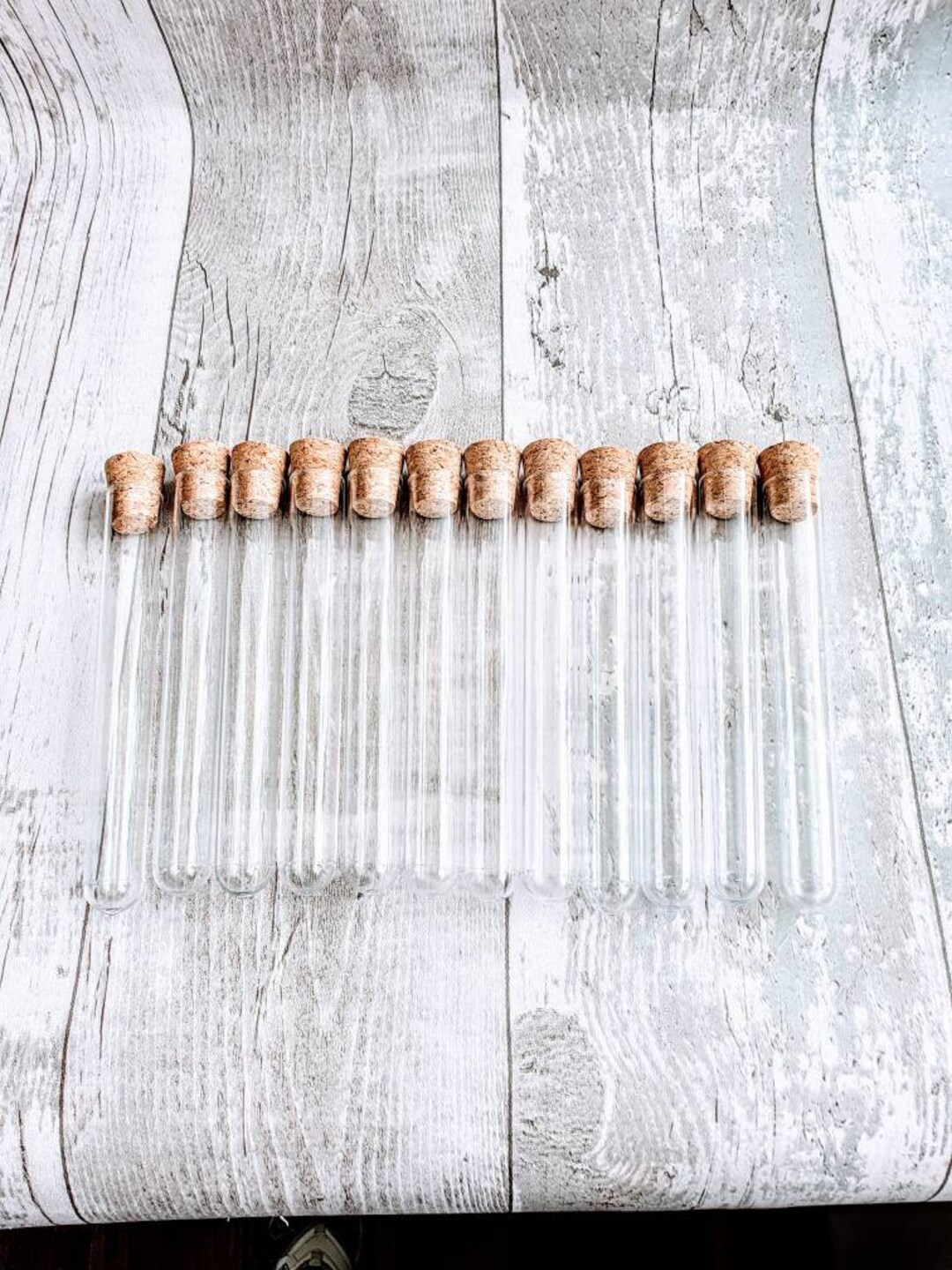 10 Clear Plastic Test Tubes With Cork, 150x20mm Test Tube, 34 Ml Test ...