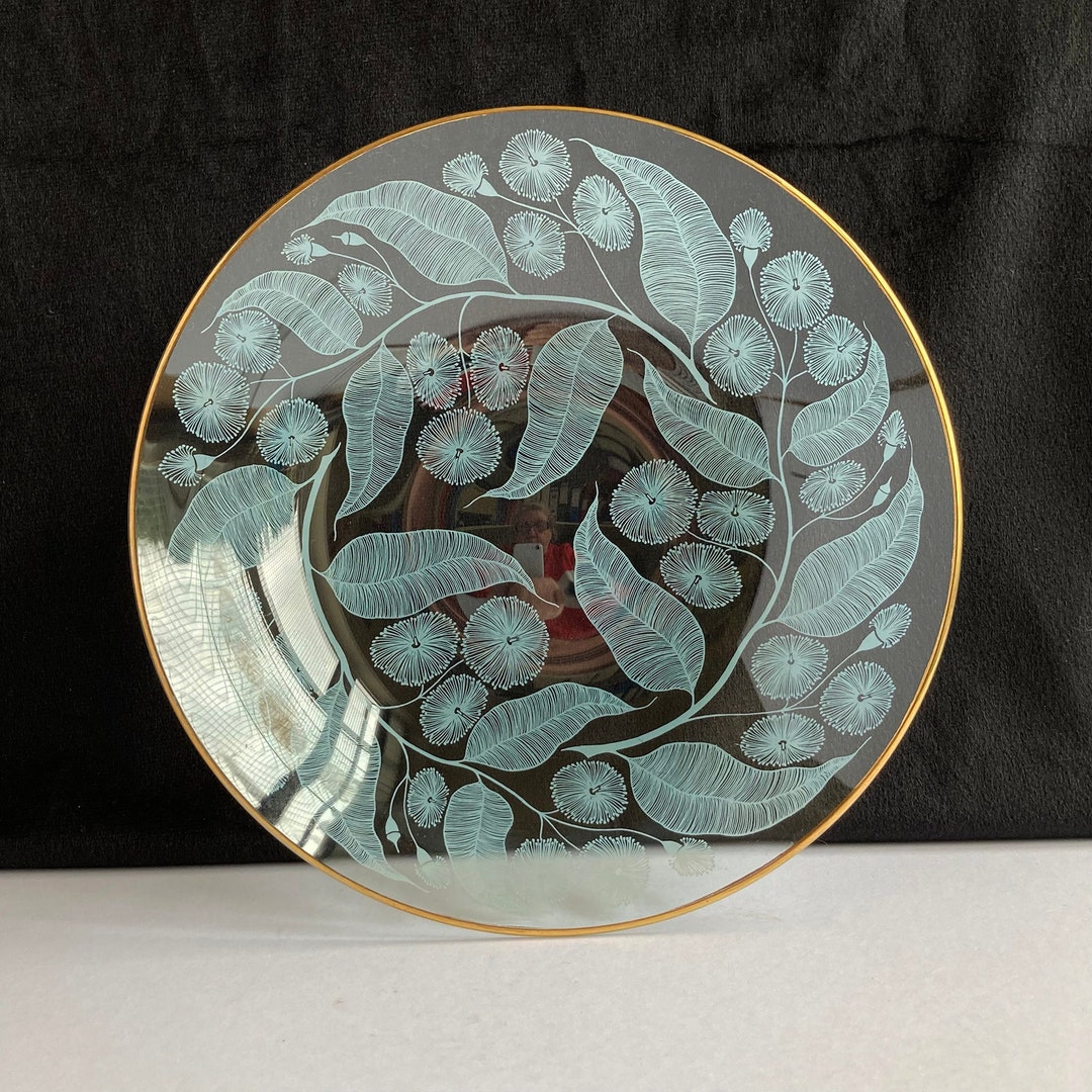 Vintage Mid Century Chance Glass CALYPTO Pattern Serving Bowl - Etsy