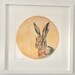 Framed Limited Edition Print leon the Hare, Watercolour Art ...