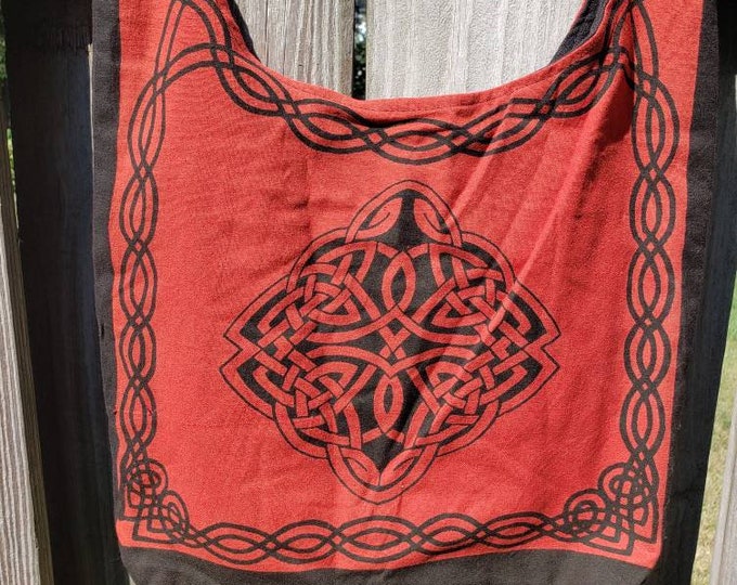 Cotton Expandable Celtic Design Tote Bag - Etsy