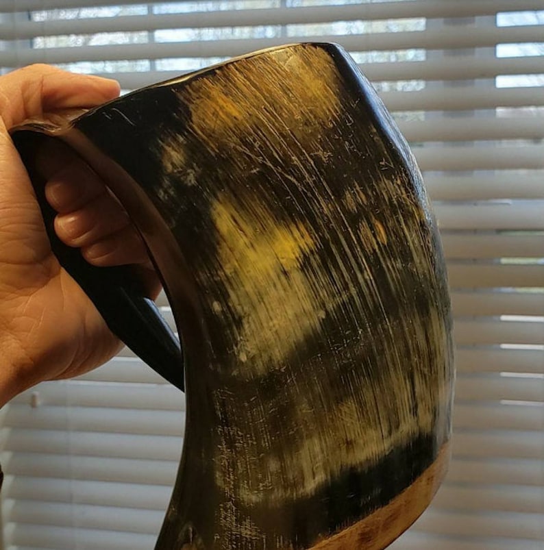 Large 24oz Viking Tankard Drinking Horn Mug | Etsy