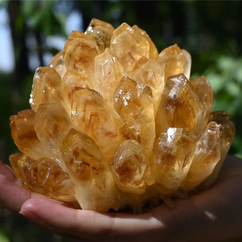 Citrine Geode - Etsy