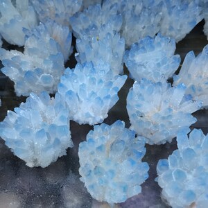 450g Rare Beautiful Blue Ghost Phantom Quartz Crystal Cluster - Etsy