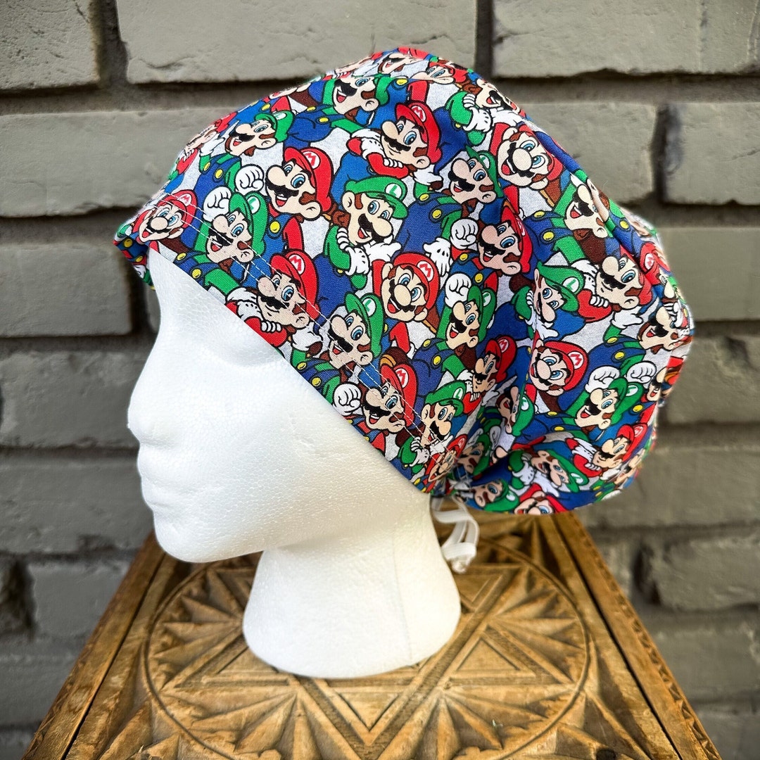 Mario Scrub Cap, Surgical Scrub Cap, Scrub Caps for Women, Scrub Hats ...