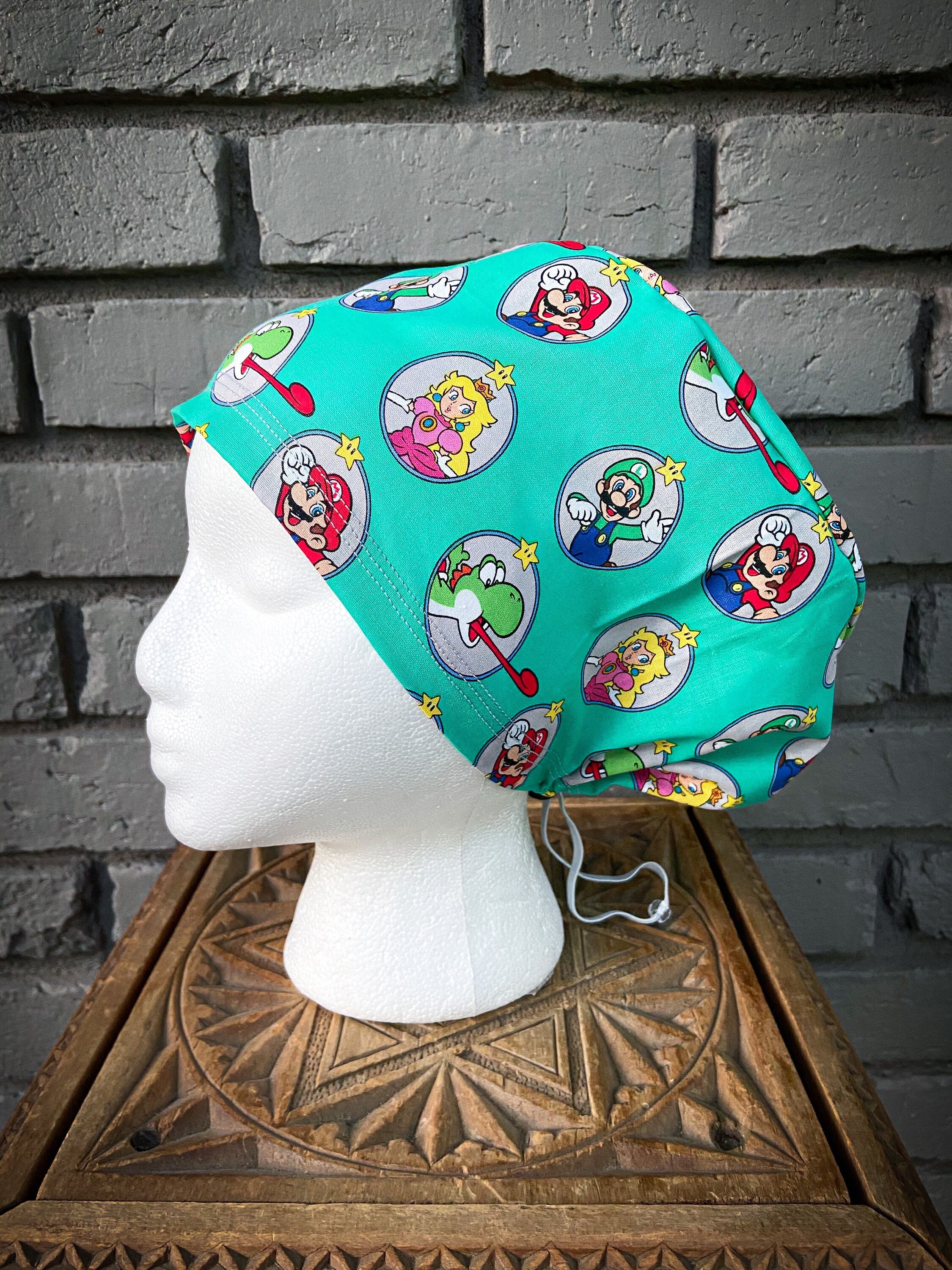 Mario Scrub Cap, Surgical Scrub Cap, Scrub Caps for Women, Scrub Hats ...