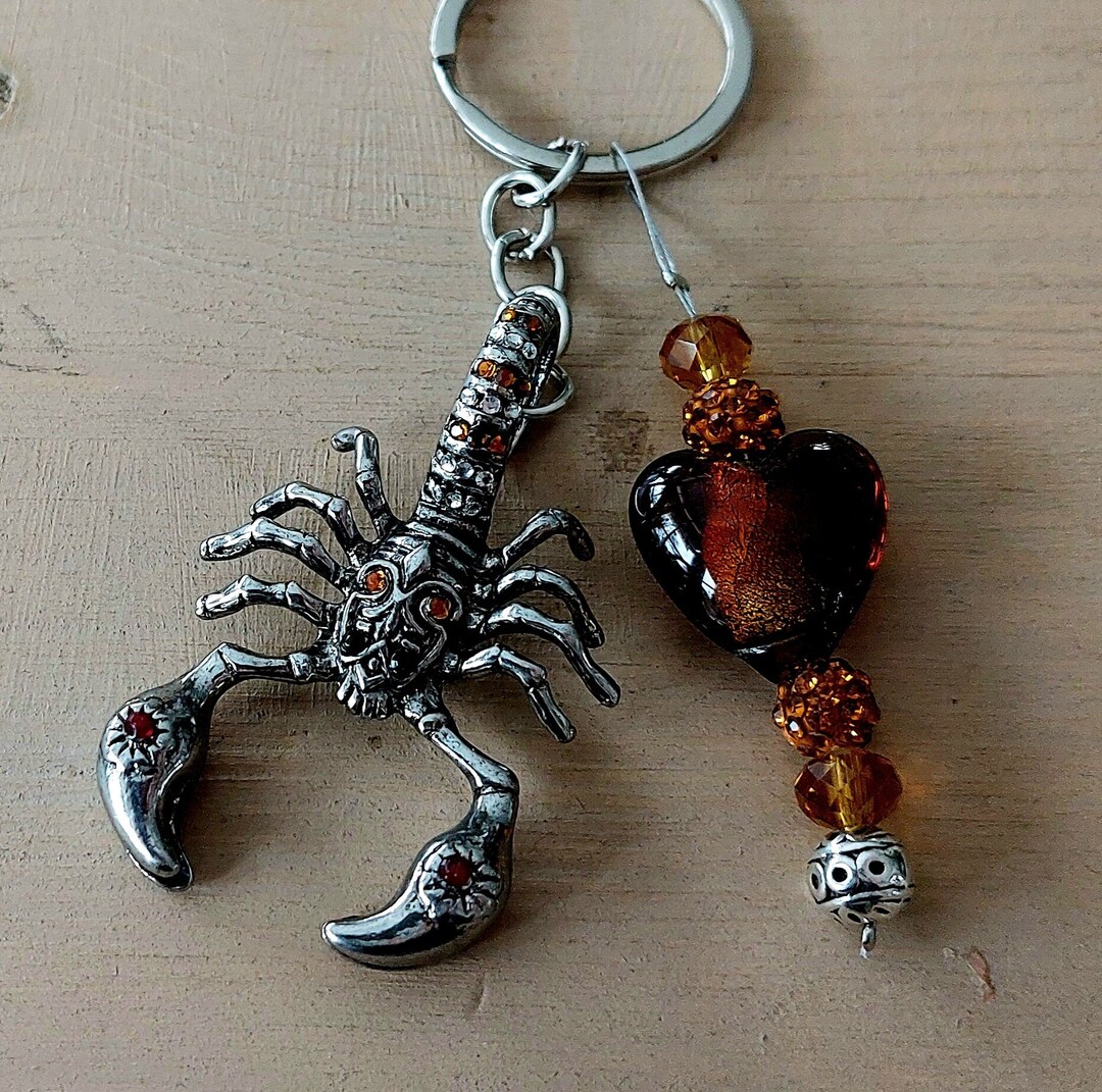Keychain Scorpio - Etsy