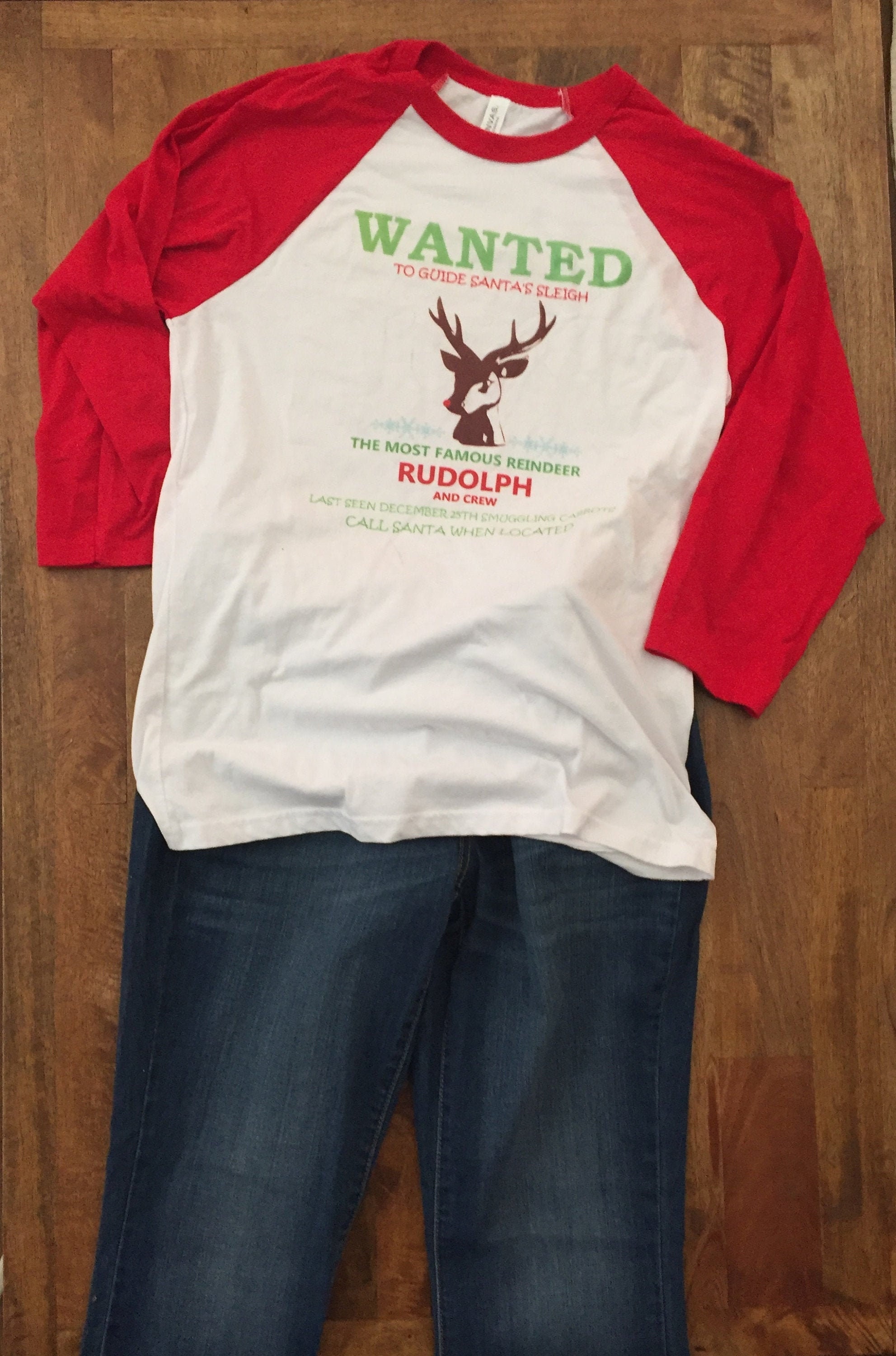 Rudolph Wanted Poster - Etsy