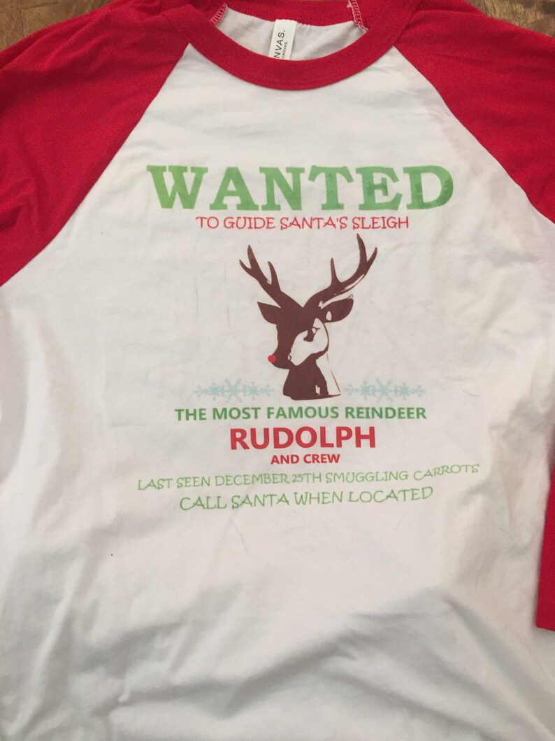 Rudolph Wanted Poster - Etsy