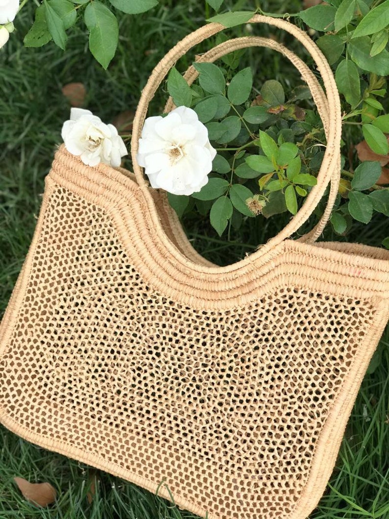 Sac De Raphia , Bag , Panier , Beach Bag , Sac De Plage - Etsy