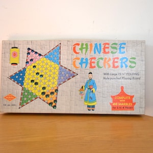 Chinese Checkers Board Game - Etsy