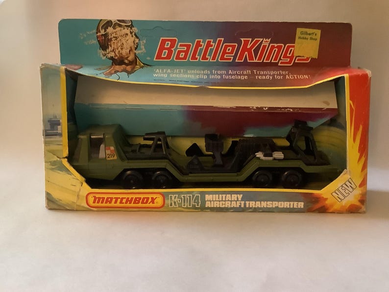 Matchbox Battle Kings K114 Military Aircraft Transporter - Etsy