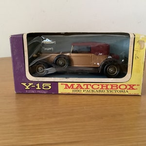 Matchbox Y-15 Models of Yesteryear 1930 Packard Victoria - Etsy Canada