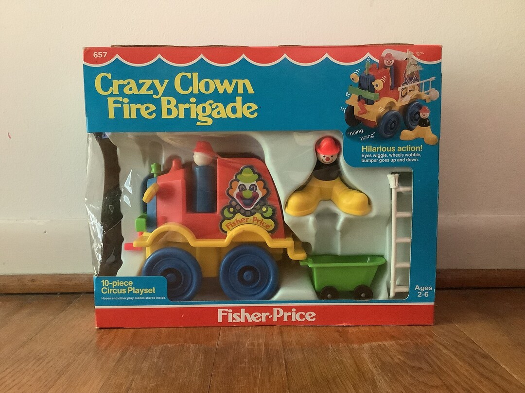 Fisher Price Crazy Clown Fire Brigade With Original Box - Etsy