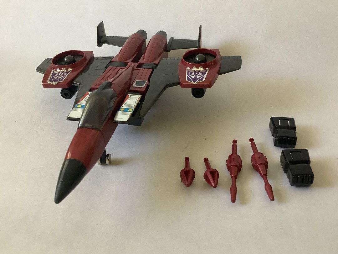 Transformers G1 Thrust Decepticon Etsy
