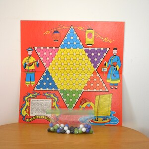Chinese Checkers Board Game - Etsy