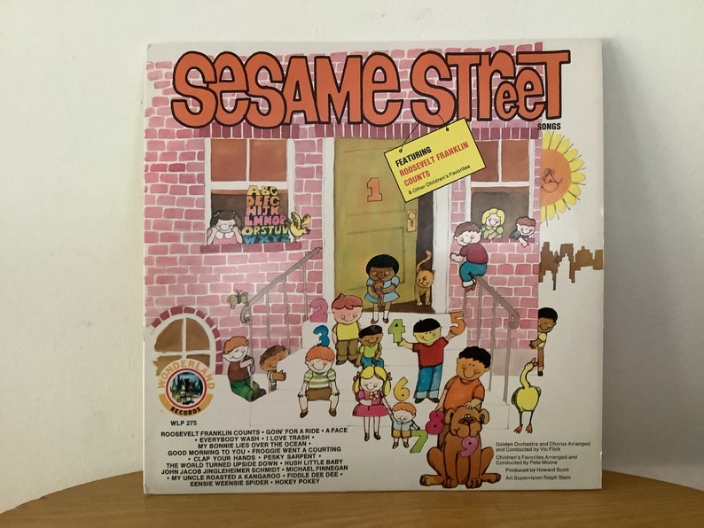 Sesame Street Songs LP Wonderland Records - Etsy