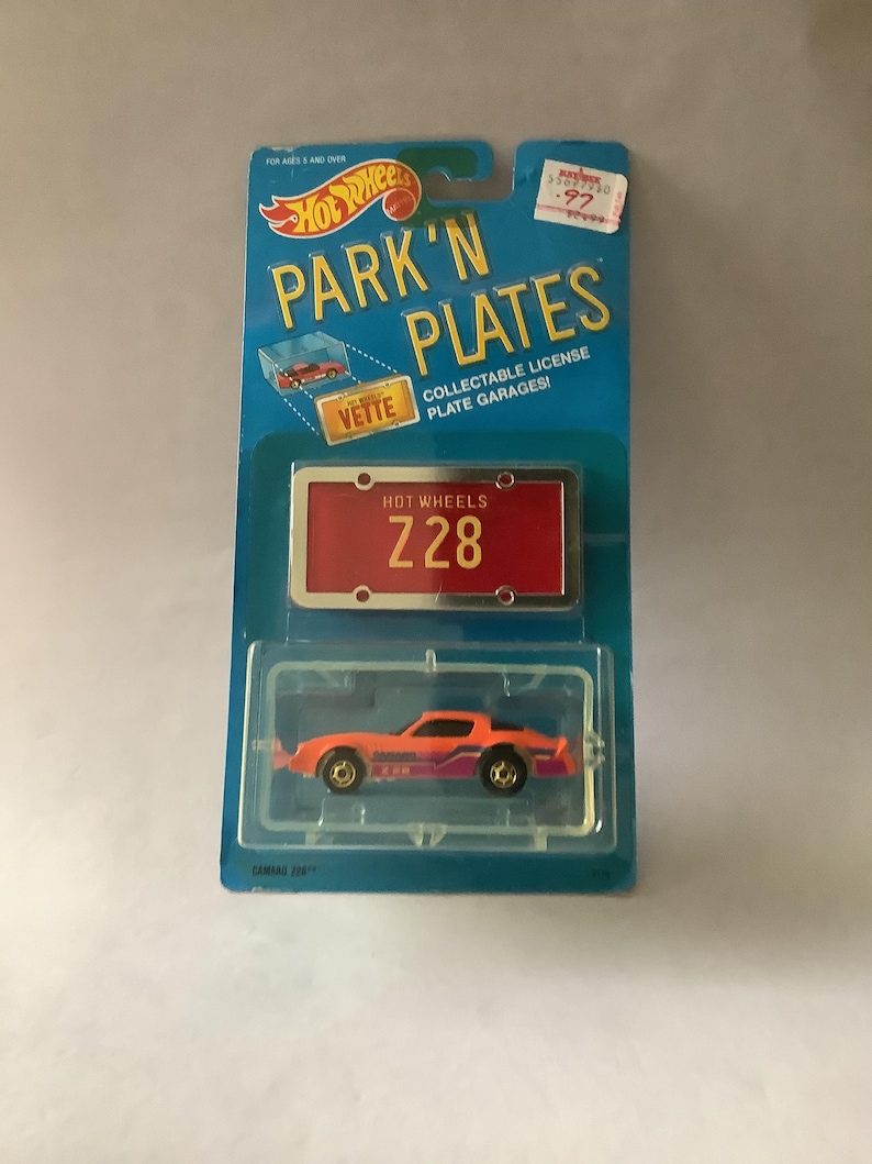 Hot Wheels Camaro Z28 Park ‘N Plates - Etsy
