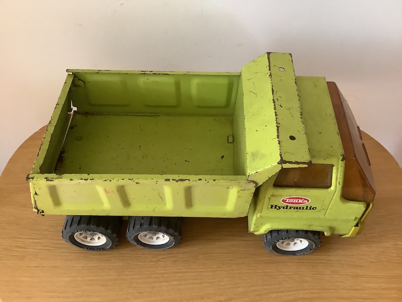 Tonka Lime Green Hydraulic Dump Truck - Etsy