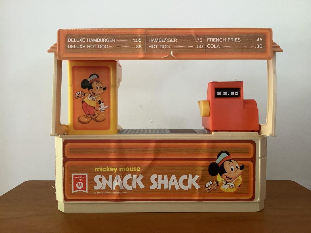 Mickey Mouse Snack Shack Playset - Etsy