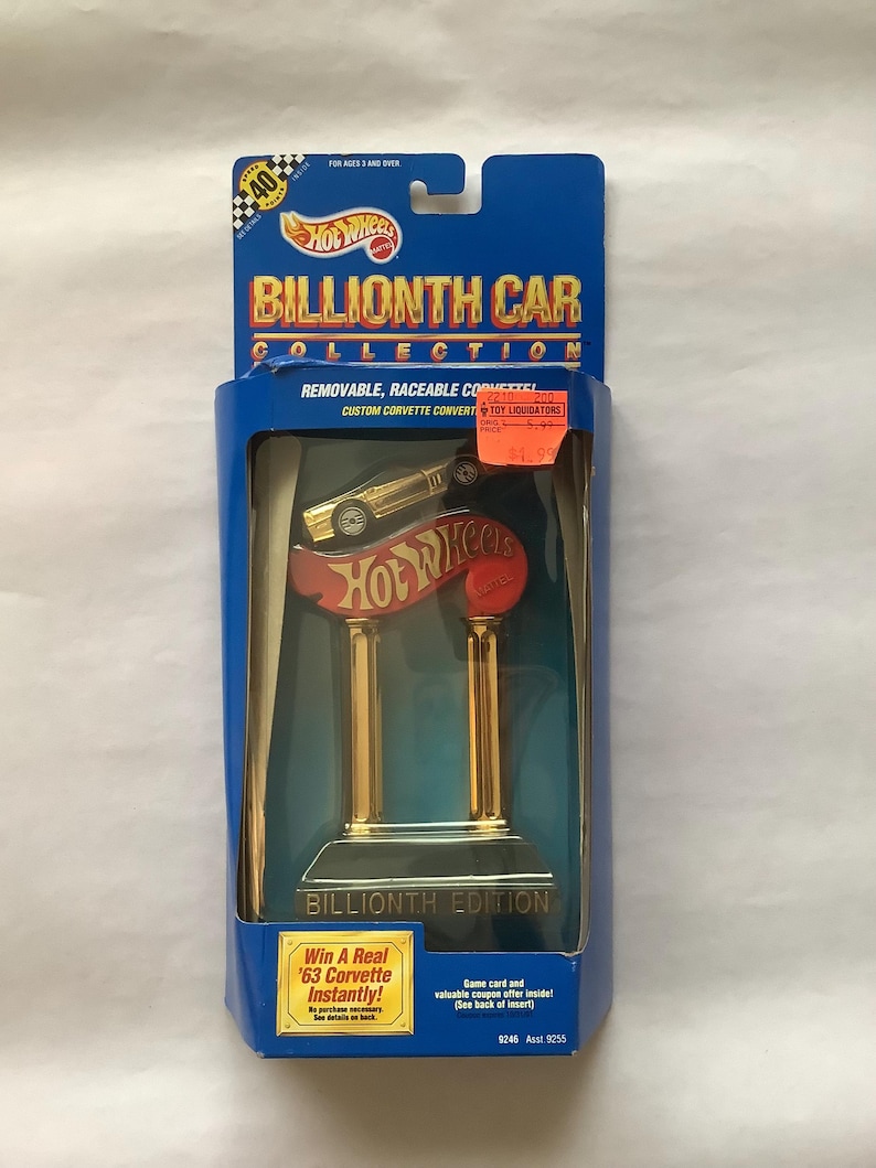 Hot Wheels Billionth Car Custom Corvette Convertible - Etsy