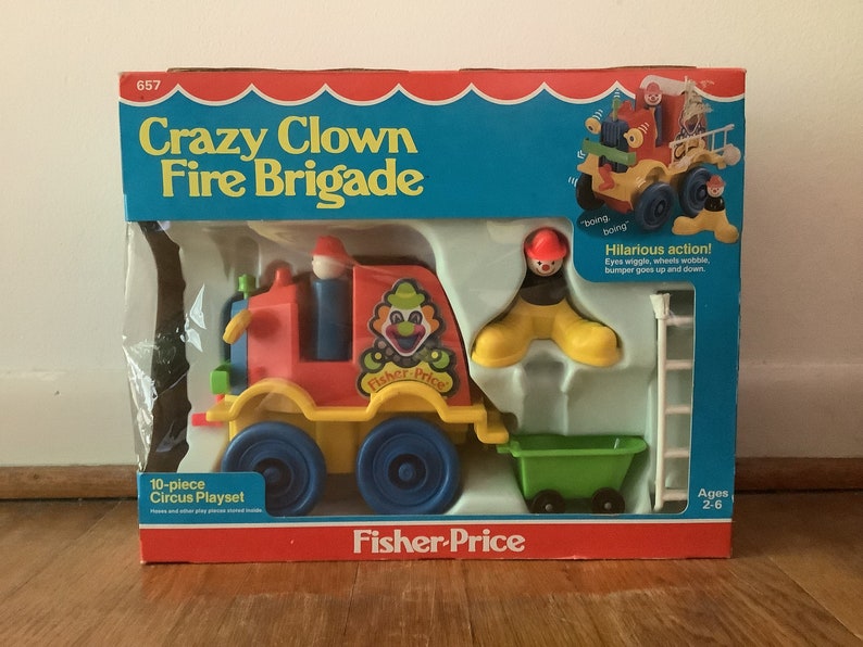 Fisher Price Crazy Clown Fire Brigade With Original Box - Etsy
