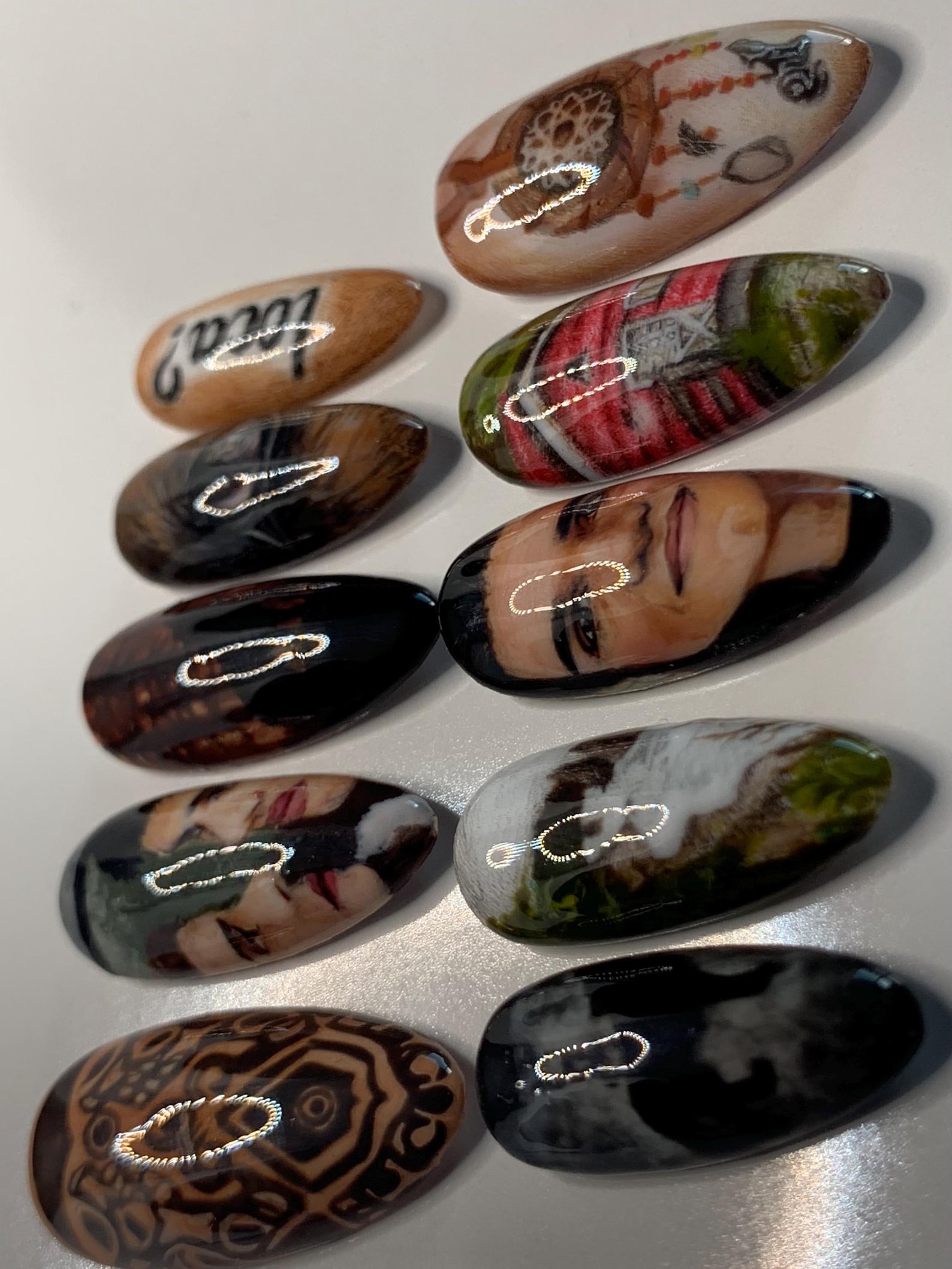 Twilight Saga Jacob Black, Press-on Nails (SIZE MEDIUM) - Etsy