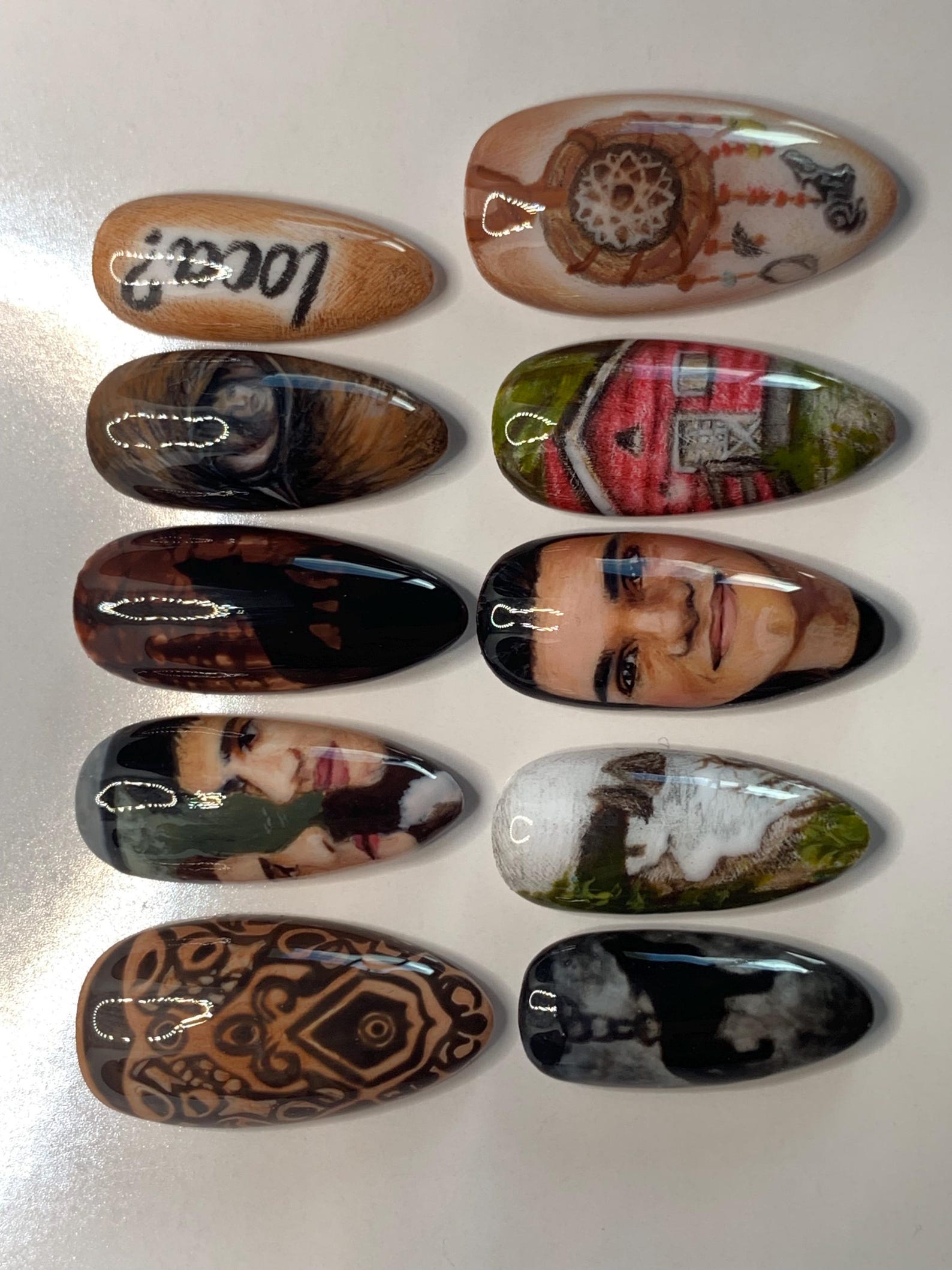 Twilight Saga Jacob Black, Press-on Nails (SIZE MEDIUM) - Etsy