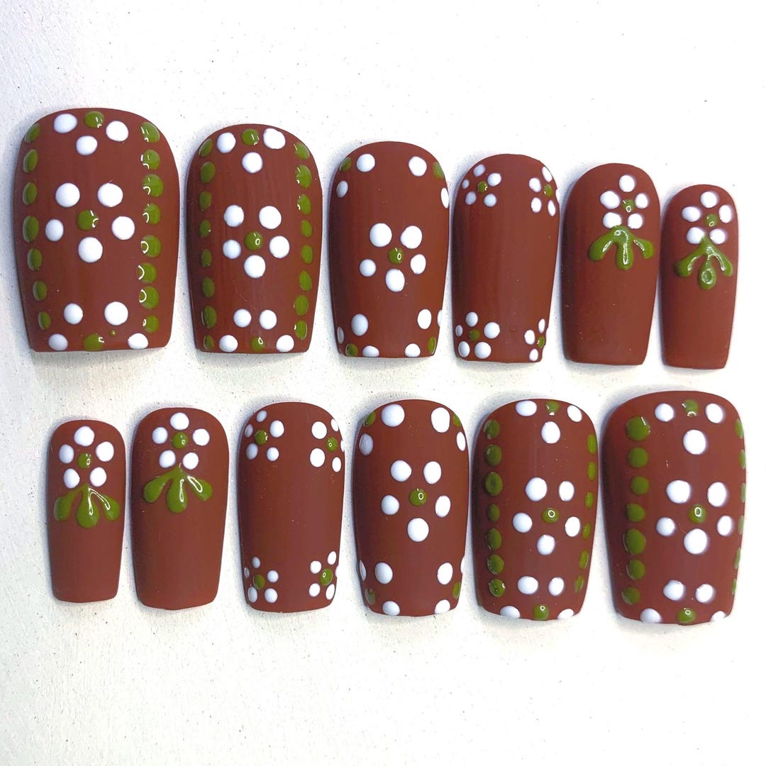 Olla De Barro Plate Inspired Nails - Etsy