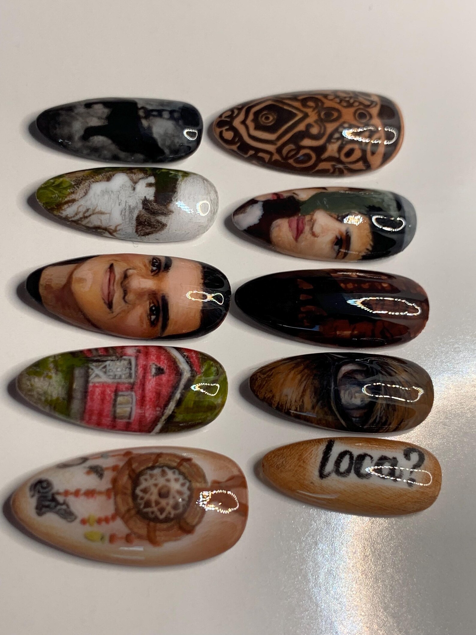 Twilight Saga Jacob Black, Press-on Nails (SIZE MEDIUM) - Etsy