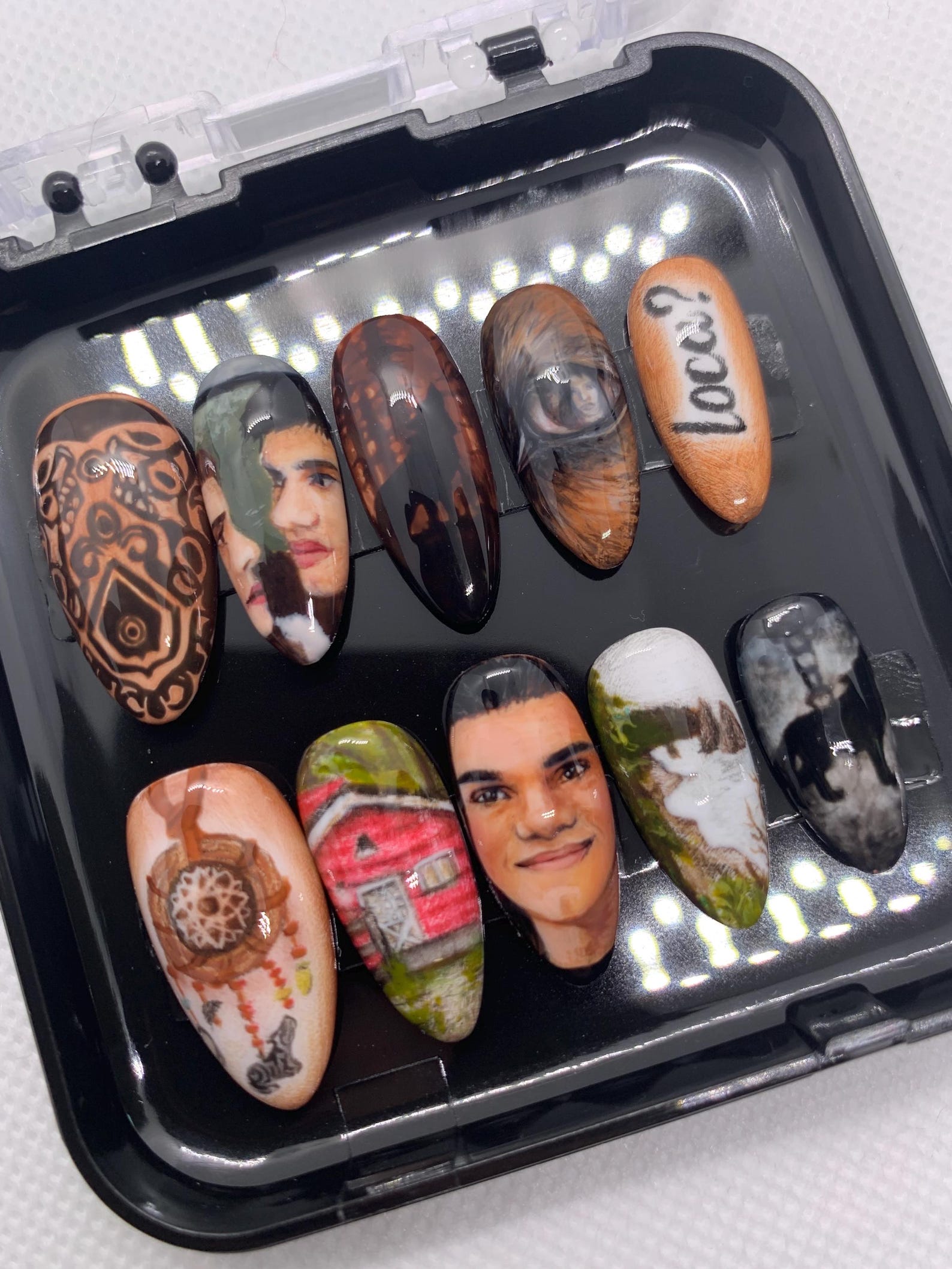 Twilight Saga Jacob Black, Press-on Nails (SIZE MEDIUM) - Etsy