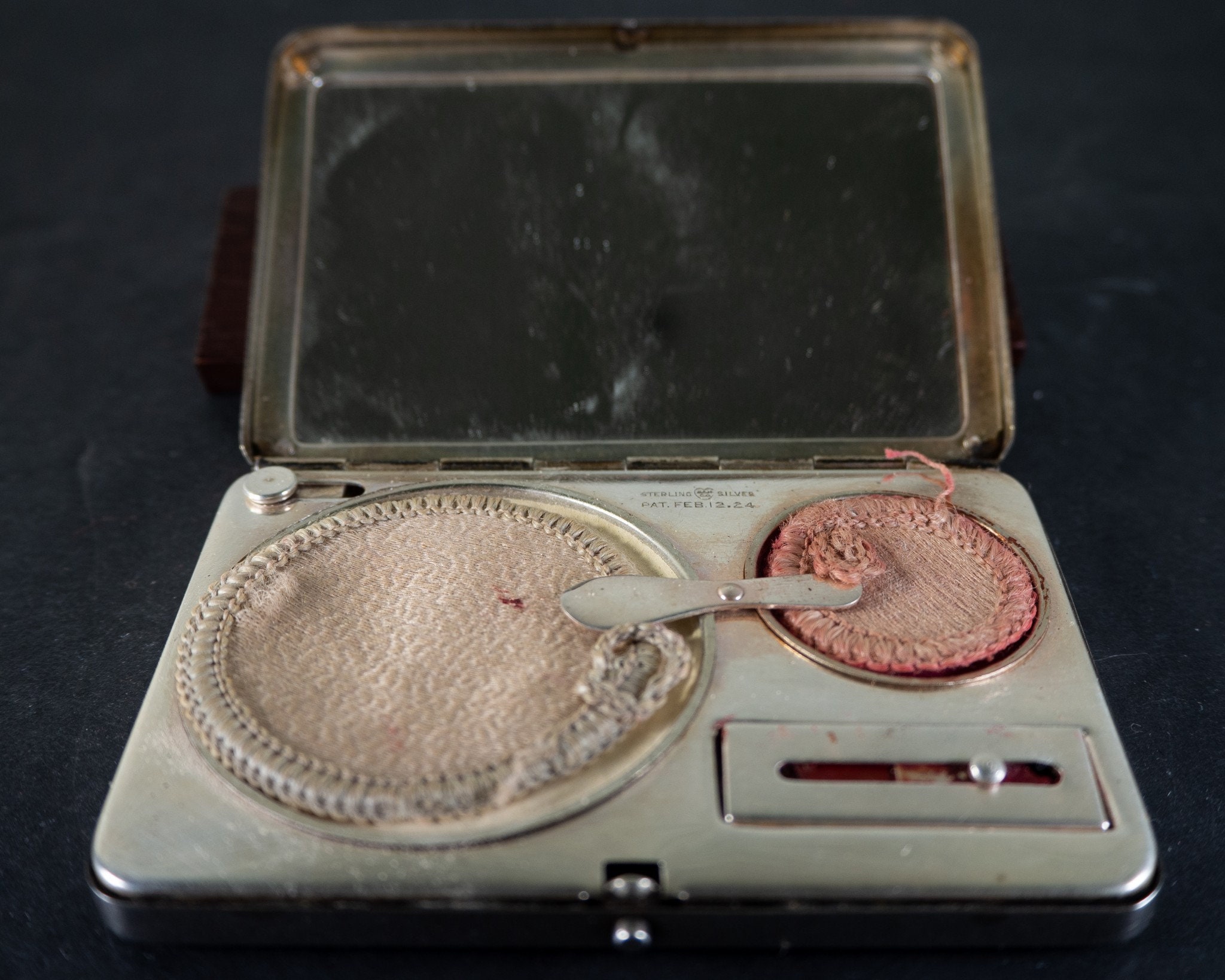 Sterling Silver Makeup Compact With Multiple Pieces. - Etsy