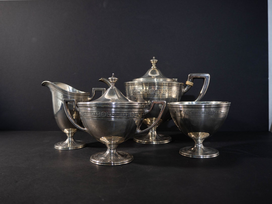 Tiffany & Co. Heavily Detailed 4pc Tea Set in Sterling Silver C.1913 - Etsy